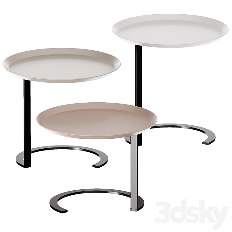 Trio 2.0 Side Table - Table - 3D model