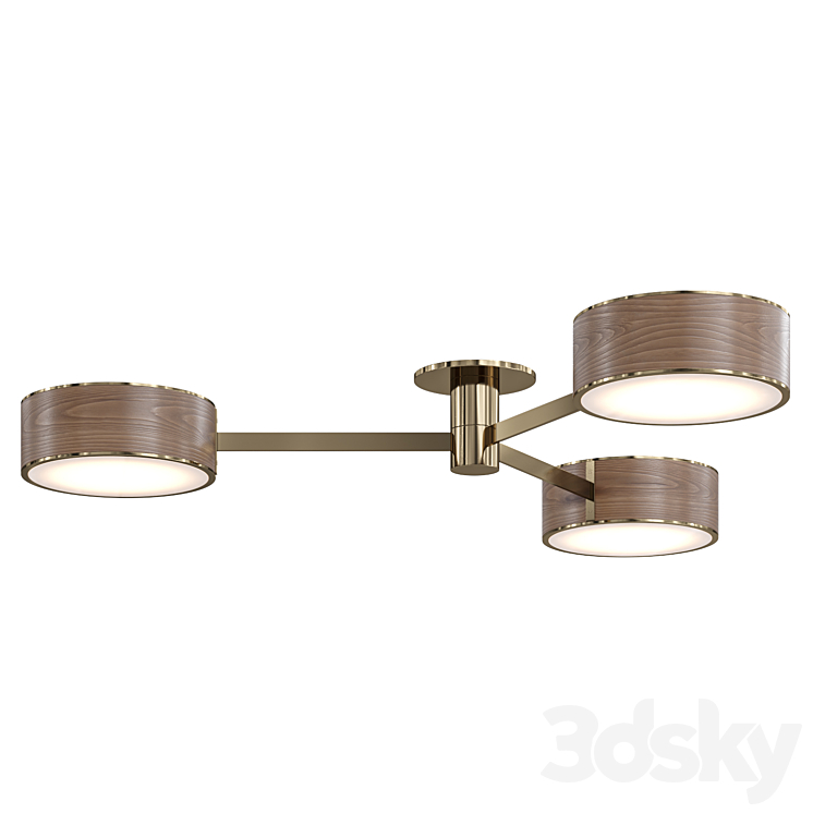 Monoscope 3 Flush Mount - Ceiling lamp - 3D model