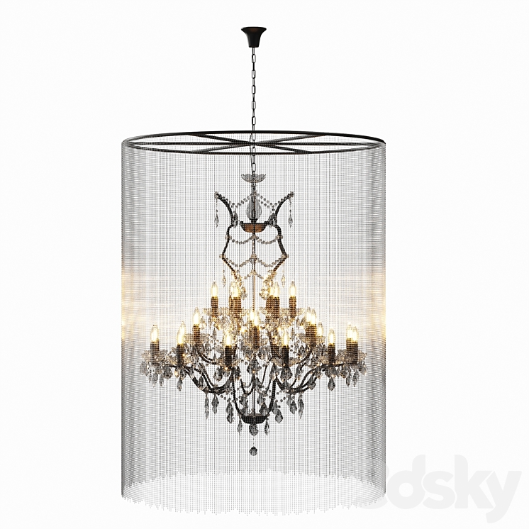 Hanging chandelier 10450/1200 LOFT IT Vaille Crystal - Pendant light ...