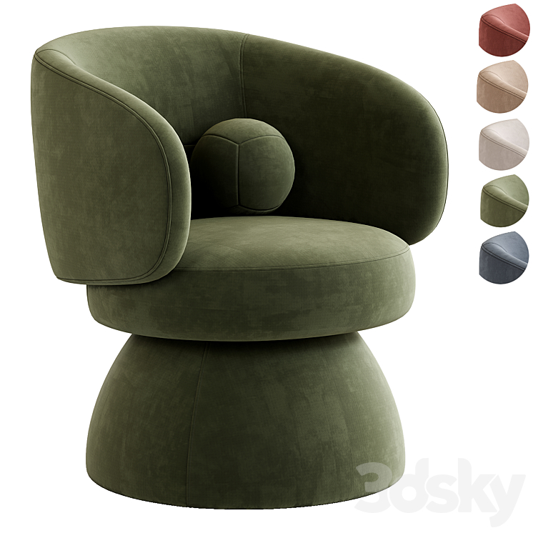 Spinning Chair Air - Arm chair - 3D model