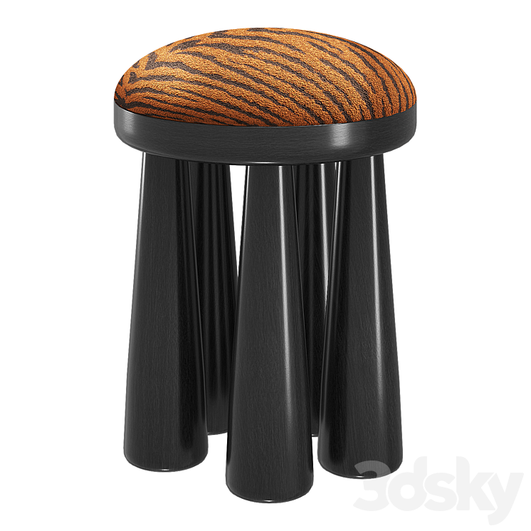Tabubu Stool - Chair - 3D model