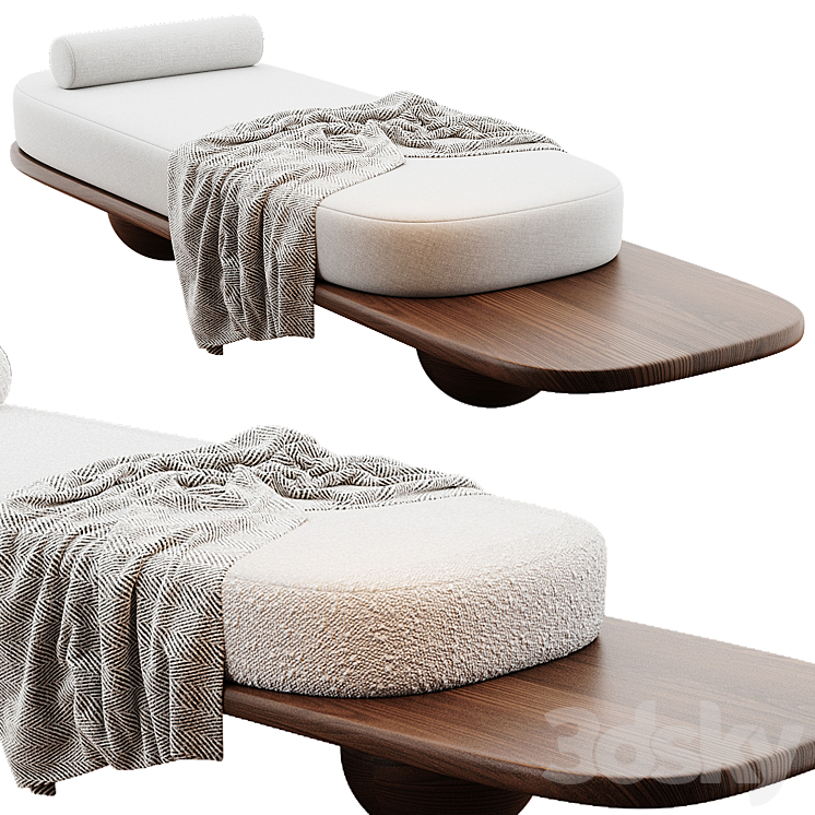 Bench pouf - Other soft seating - 3D model