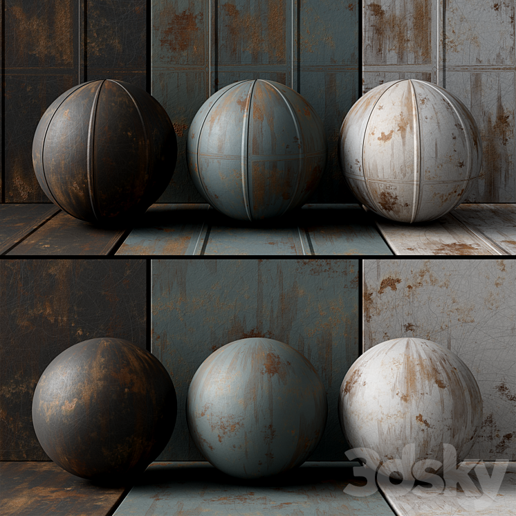Elite Textures | Metal Collection | Material 0048 - Metal - 3D model