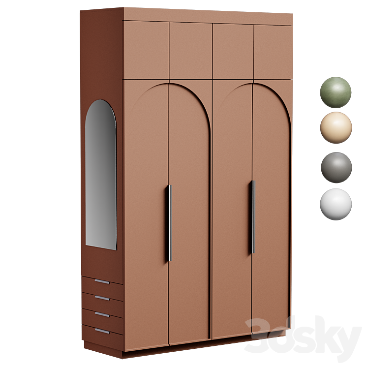 Wardrop Cabinet IL-6 - Wardrobe & Display cabinets - 3D model