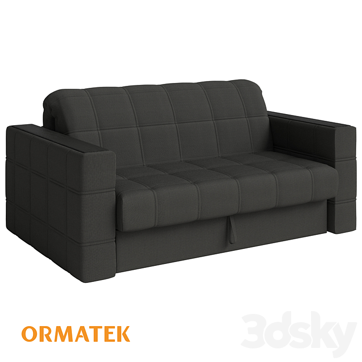 Ergonomic Dream straight sofa bed - Sofa - 3D model
