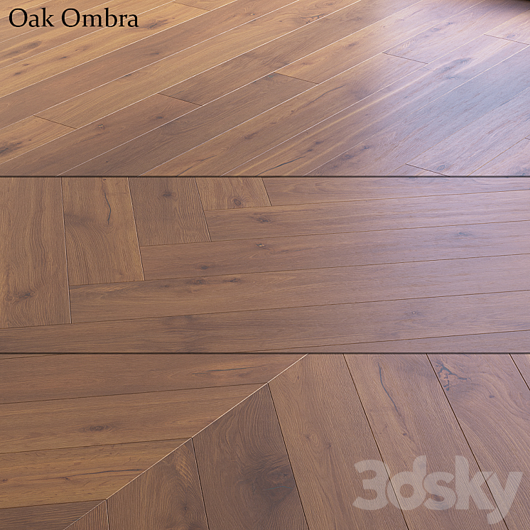 Oak Ombra - Floor coverings - 3D model