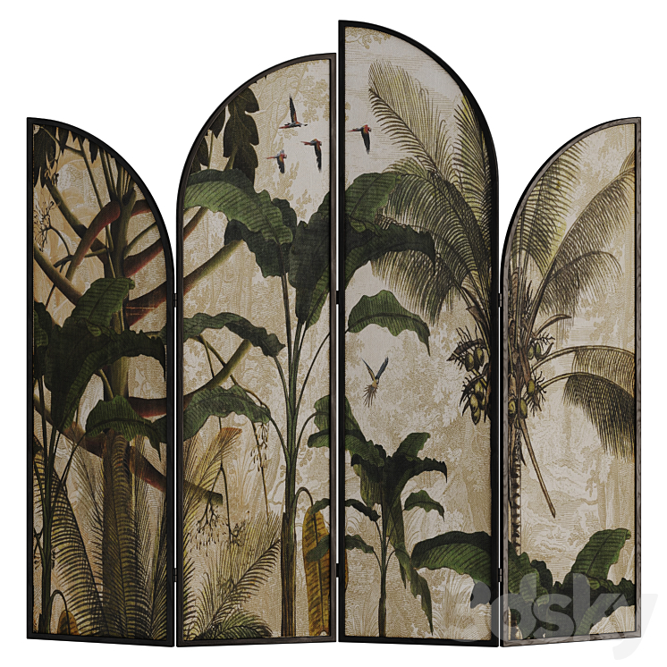 Asymmetrical screens - Other decorative objects - 3D model