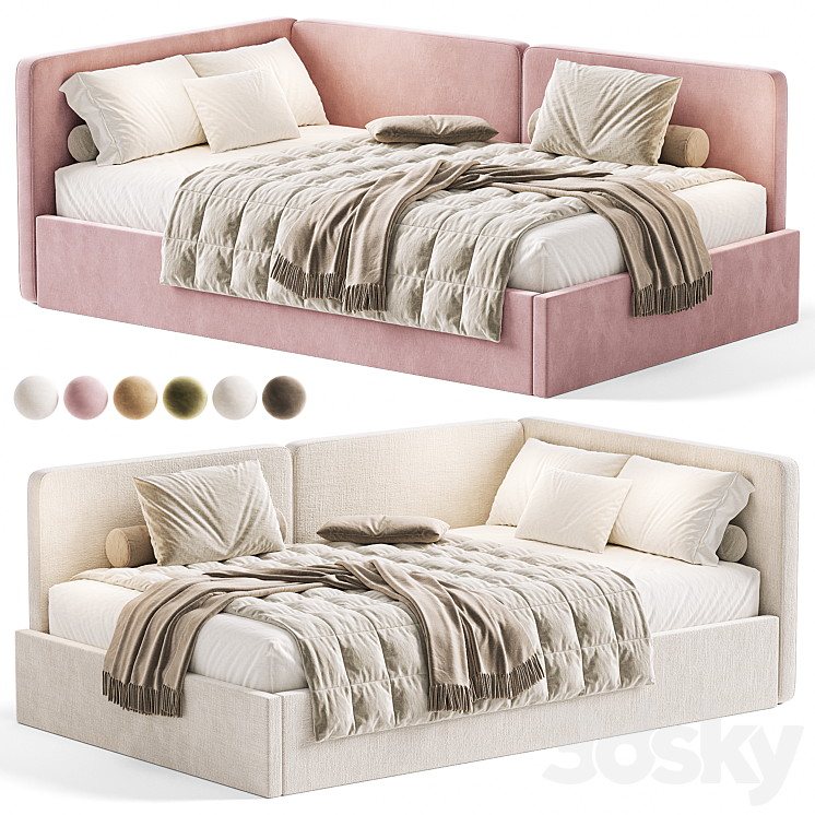 Capri Kids Bed - Bed - 3D model