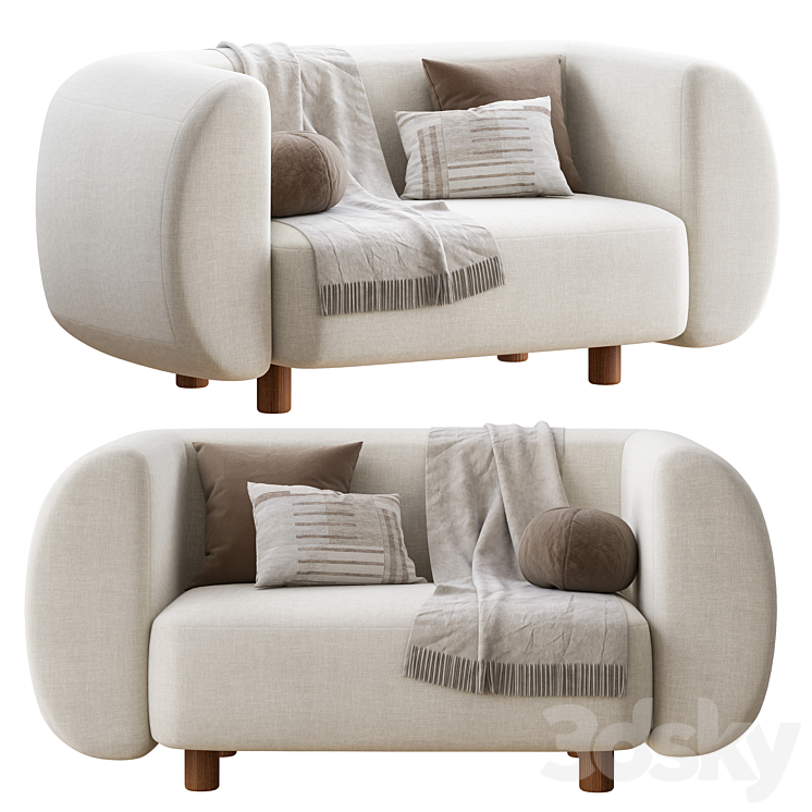 Divan ru Londi Cozy Sofa - Sofa - 3D model