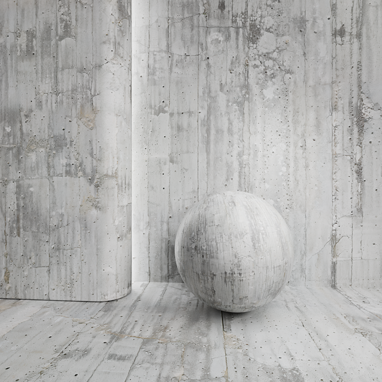 AI-Enhanced Formwork Concrete - 4K seamless texture (PBR) - Wall ...