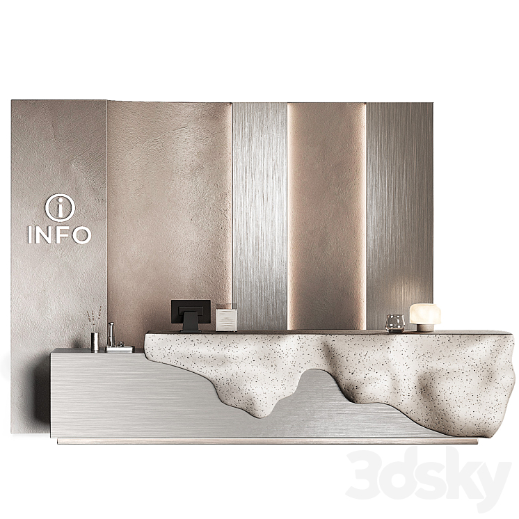 Reception desk 7. Store checkout. Information desk. - Office furniture ...