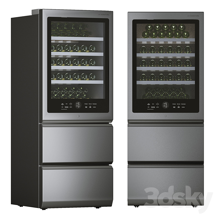 LG Wine Cooler - Kitchen appliance - 3D model