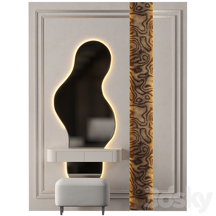 Dressing table 07 - Dressing table - 3D model