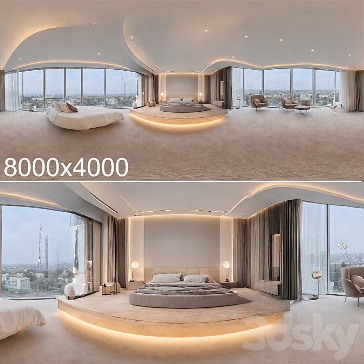 Living Room HDRI - HDRI - 3D model