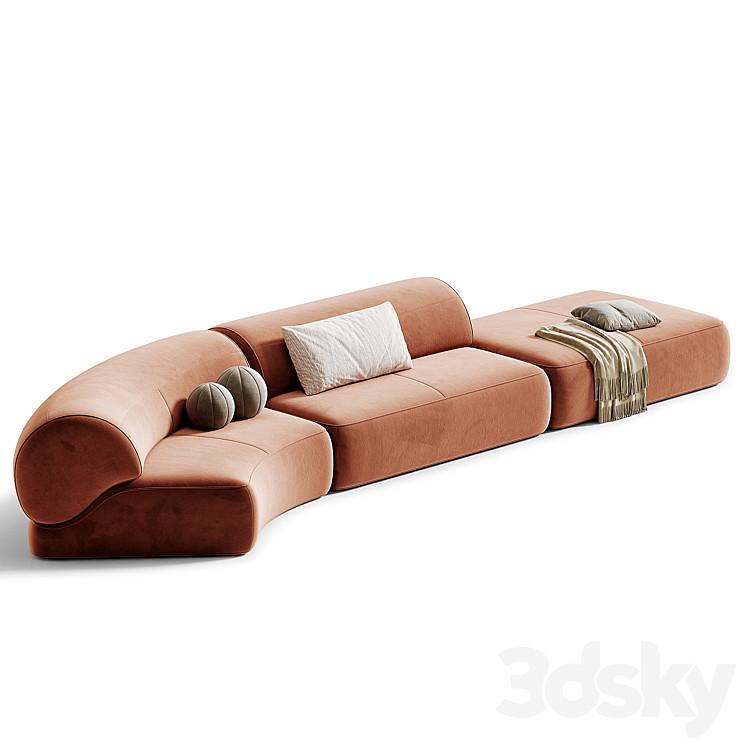 Whale Sofa by Mauricio Coelho - Sofa - 3D model