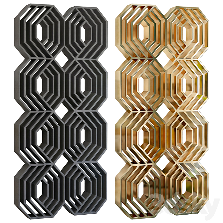 Decorative partition 240 - Other decorative objects - 3D model