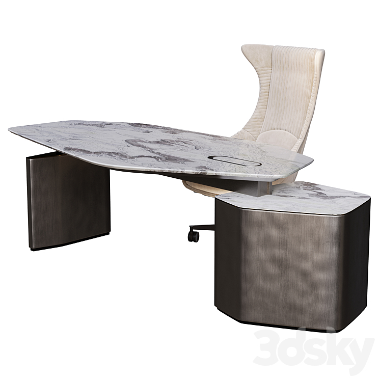 Visionnaire Ephir Desk - Office furniture - 3D model
