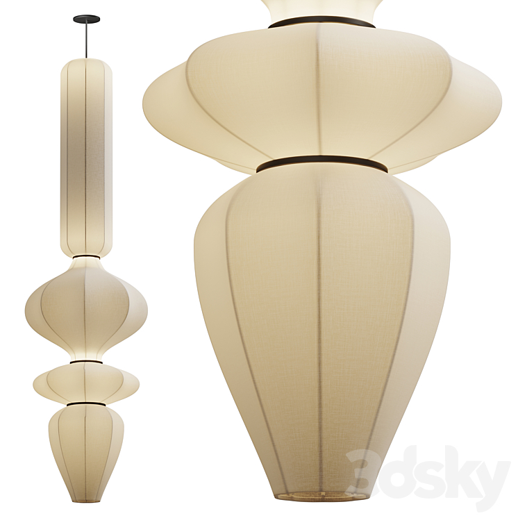 Olie Morph combined Light corona - Pendant light - 3D model