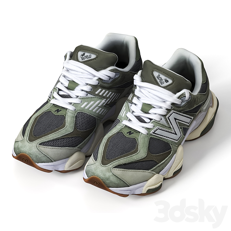 NEW BALANCE 9060 Sport Shoes - Сlothes and Footwear - 3D model