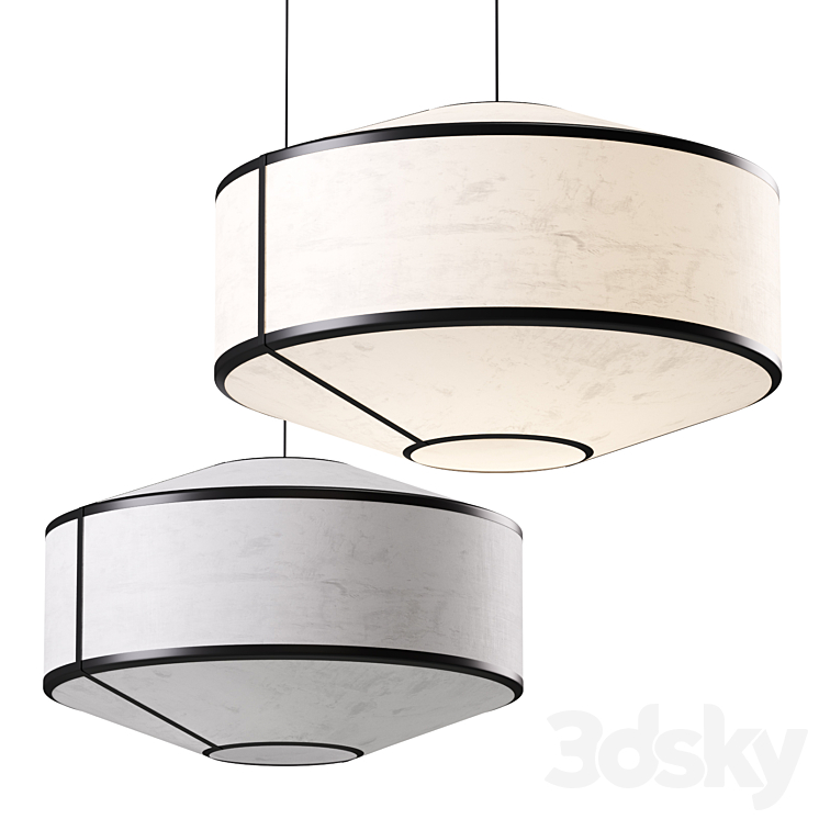 Kite Pendant Lamp 02 - Pendant light - 3D model