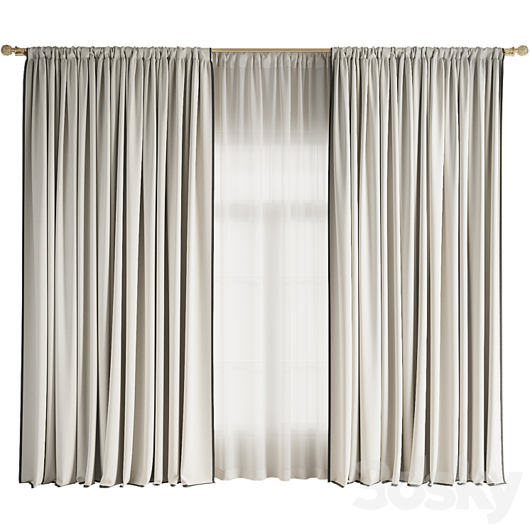 Curtain 06 - Curtain - 3D model
