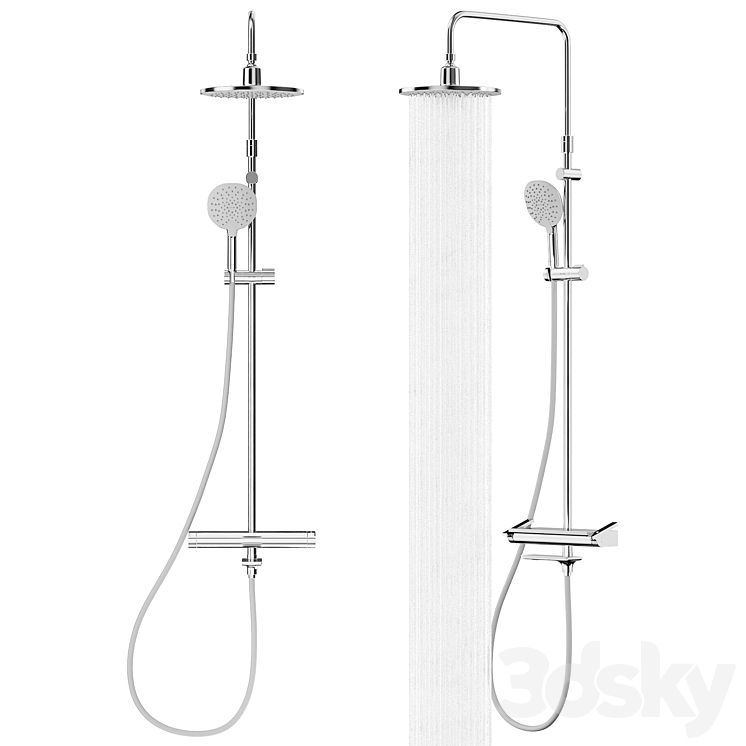 AM.PM. Spirit V2.0 ShowerSpot with thermostatic shelf mixer - Faucet ...
