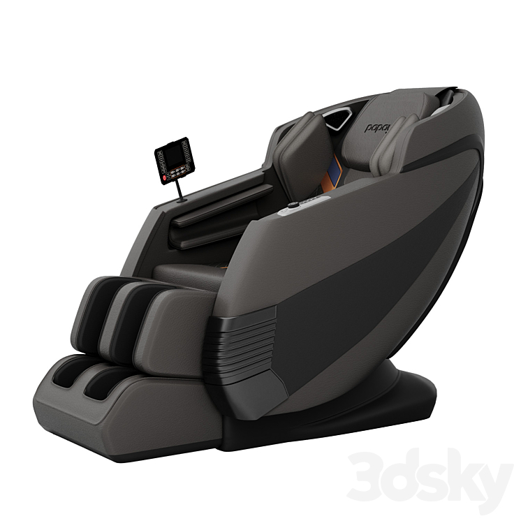 Massage chair Papaya Sjo Black - Arm chair - 3D model
