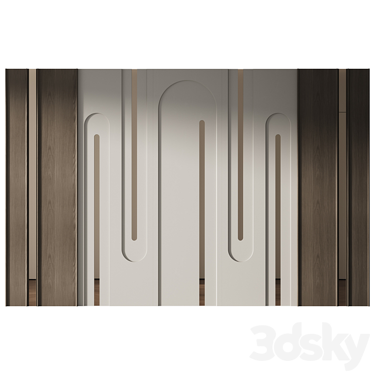 Decorative wall panels V135 - Other decorative objects - 3D model