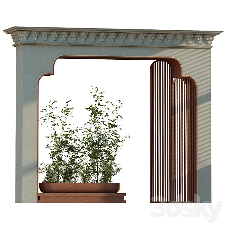 Interior arch gate 1057 - Other - 3D model