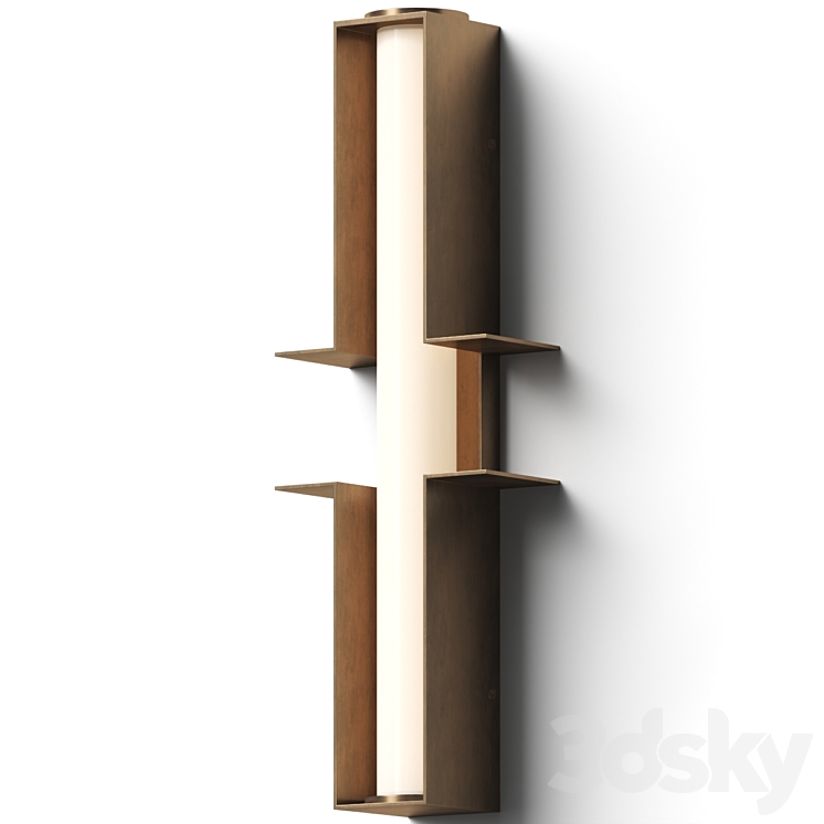 Junction by Square In Circle - Wall light - 3D model