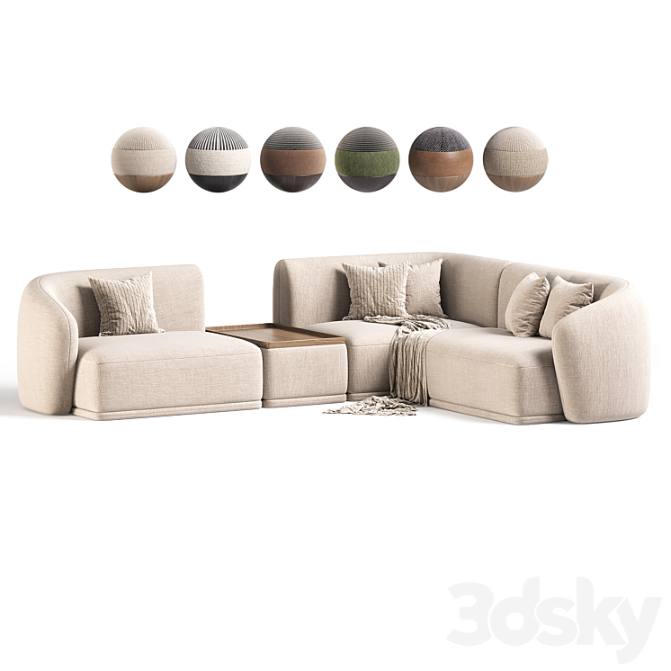 The Ultimate Guide to Modular Sofa - Sofa - 3D model