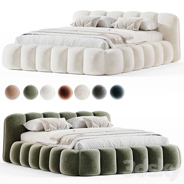 Lily Bed by Atmacha - Bed - 3D model