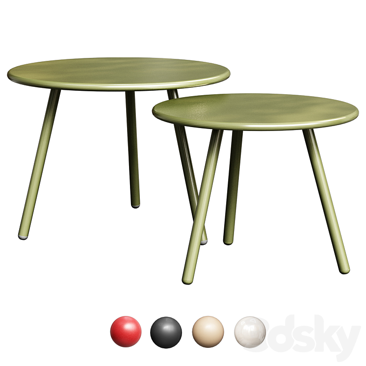 Set of outdoor tables Frans, Divan.ru - Table - 3D model