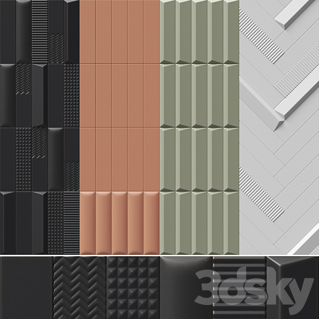Ceramic tiles 41zero42 - 3D Models Collection
