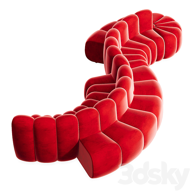 Jagger Sofa by NORR11 - 3D Models Collection