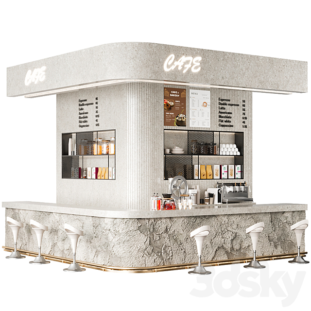 CAFE AND BARS - 3D Models Collection